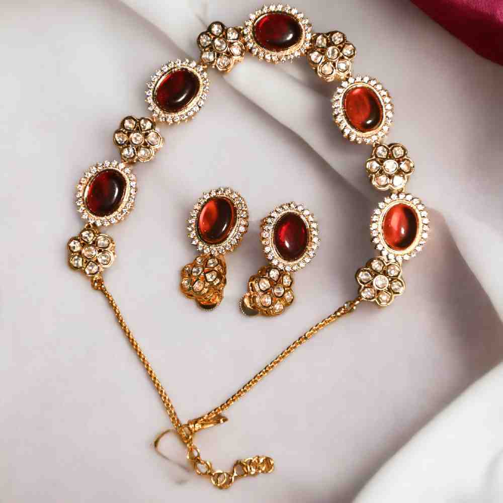 Anaya antique kundan Designer Set – Mannat Glintara